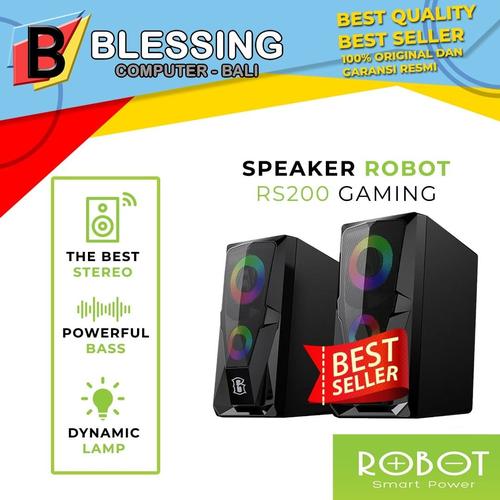 Jual Speaker ROBOT RS200 GAMING / ROBOT RS200 GAMING Speaker - Kota ...
