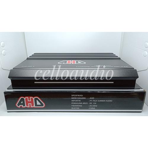 Jual Power Amplifier 4 Channel AHD-450.4 10000 Watt Audio Mobil Car ...