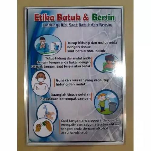 Jual POSTER ETIKA BATUK DAN BERSIN - Kota Mojokerto - BBCSHOPMOJOKERTO ...