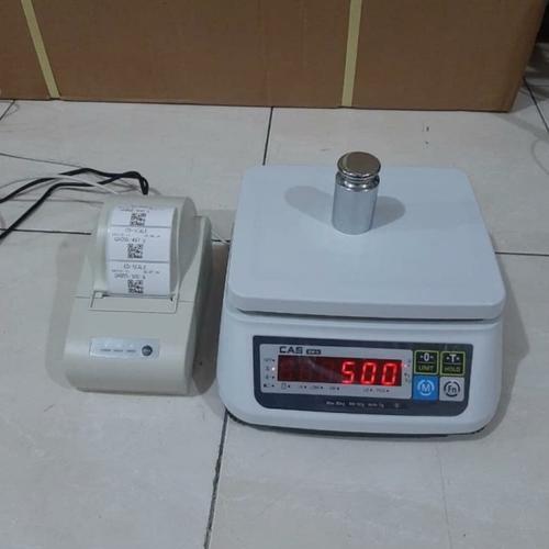 Jual Timbangan Printer Label Sticker 30kg/Timbangan Forzen sticker 30kg ...
