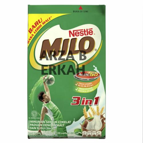 Jual Milo Minuman Serbuk Cokelat dengan Susu Dancow 3in1 600 g ...