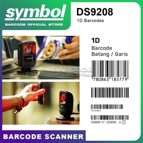 Promo SCANNER BARCODE GARIS BATANG SYMBOL MOTOROLA DS9208 ( 1 DIMENSI ...