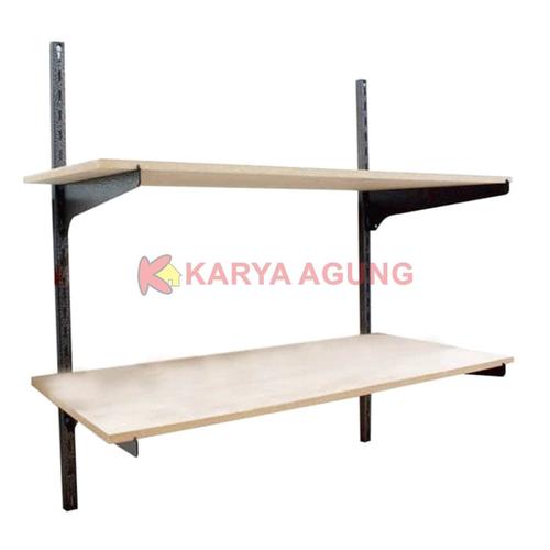 Jual Rak Dinding 2 Susun Besi KENMASTER / Selving Bracket / Rak Tembok ...