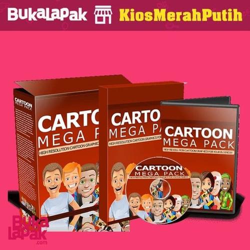 Jual Mega Cartoon Character | Ribuan Desain Cartoon Siap Edit untuk ...