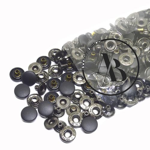 Jual KANCING CETET BESI MING RONG 15 MM HITAM PER 12 SET 7060 HITAM ...