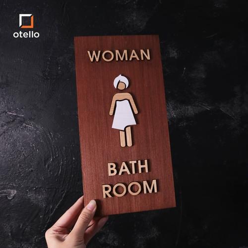 Jual Papan Bathroom | Sign Board Kamar Mandi | Papan Tanda Bathroom ...