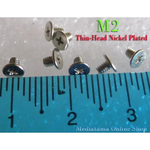 Jual Sekrup/Baut Laptop Notebook Netbook M2 Thin-Head Nickel Plated ...