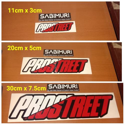 Jual Cutting Sticker Stiker NFS Prostreet 3 warna - 20cm x 5cm - Kab ...