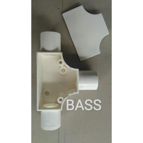 Jual Tee Conduit 3/4" LESSO 25mm Tee Dus Box With Cover Fitting Conduit ...