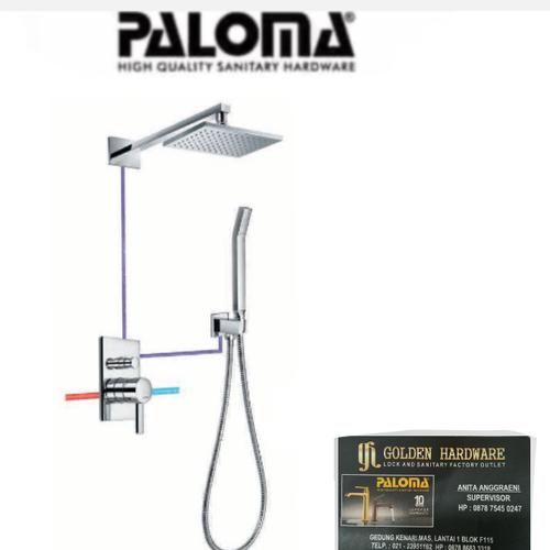 Jual PAKETAN SHOWER TANAM SET PANAS DINGIN PALOMA KRAN AIR TANAM TEMBOK ...