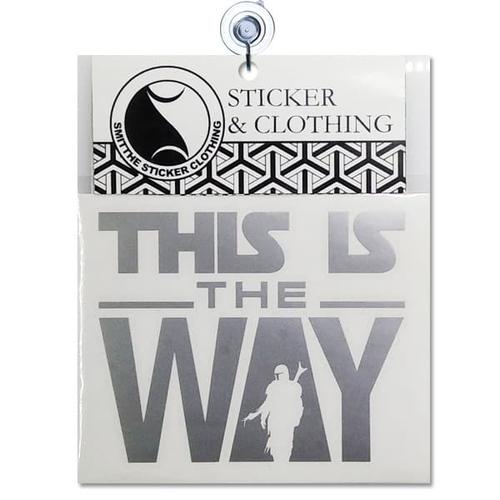 Jual Stiker This Is The Way Mandalorian Star Wars Logotype Cutting ...