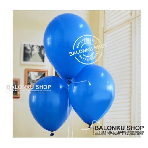 Jual Balon Latex Doff / Balon Doff Biru Tua / Balon Doff - Kota ...