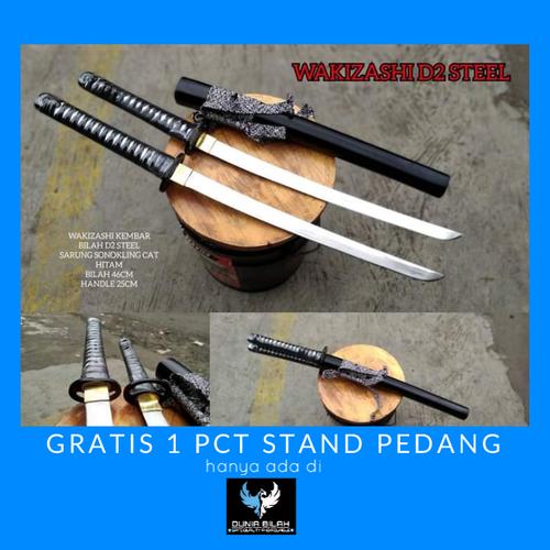 Jual SAMURAI KHAS JEPANG WAKIZASHI KEMBAR COUSTOUM SLD HITACHI D2 - Kab ...