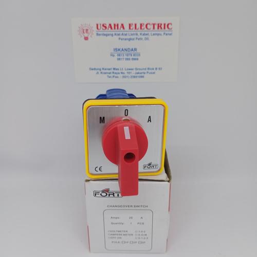 Jual FORT SFT20 Changeover switch AMPER METER A-O-M 3p - Jakarta Pusat ...