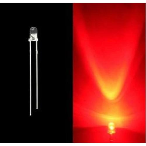 Jual [1000 Pc] LED 3mm kepala kecil Body Bening Putih - Merah / Kuning ...