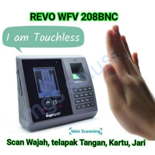 Promo Mesin Absensi Wifi Revo WFV 208BNC scan absen Jari Kartu Wajah ...