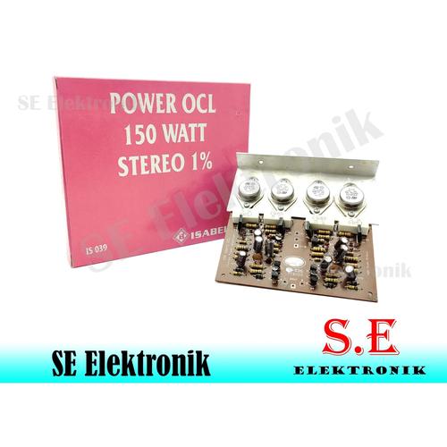 Jual Kit power amplifier OCL 150 w stereo jengkol - Jakarta Barat - SE ...