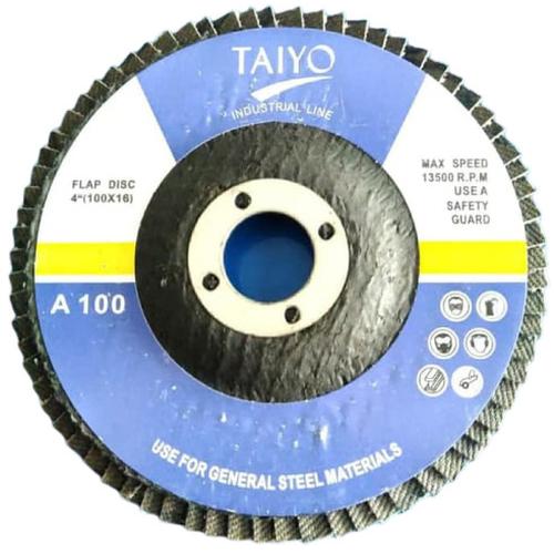 Jual Mata Gerinda Amplas Susun Taiyo Grit #100 Flap Disc 4 Inch Bagus ...