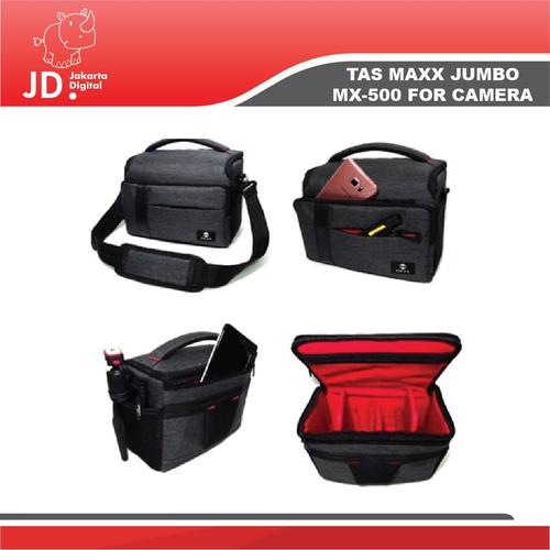 Jual TAS MAXX JUMBO MX500 WITH RAINCOAT FOR CAMERA DSLR-MIRORLESS- DLL ...