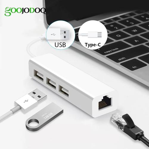 Jual USB 2.0 to 3 USB HUB dan LAN RJ45 Port USB to Ethernet LAN ...
