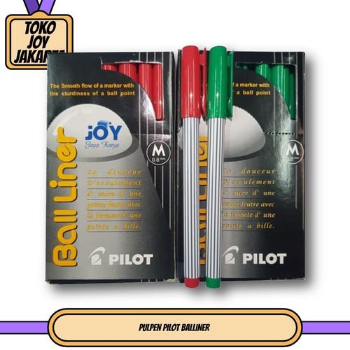 Jual PULPEN PILOT BALLINER / Merah / Hijau / Pena - Hitam - Jakarta ...