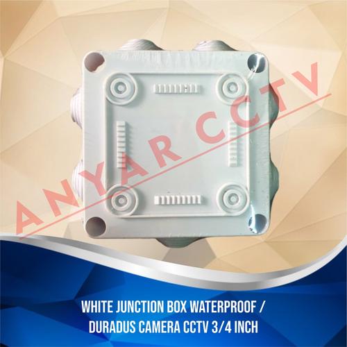Jual WHITE JUNCTION BOX WATERPROOF / DURADUS CAMERA CCTV 3/4 inch ...