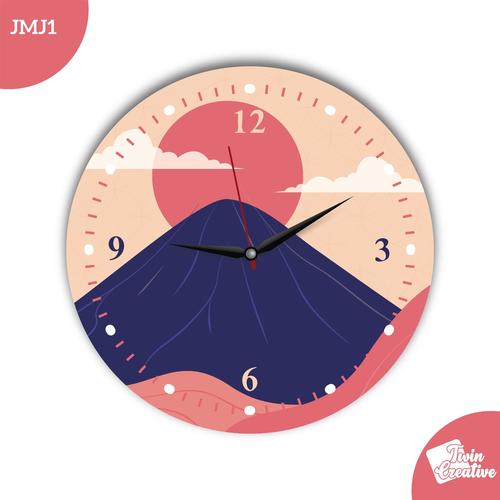 Jual JAM DINDING RUMAH MINIMALIS MODERN KAYU MDF MINIMALIS JAPANESE ...