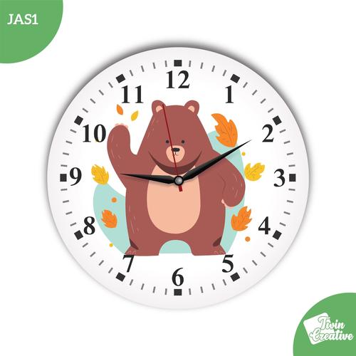 Jual JAM DINDING RUMAH MINIMALIS MODERN KAYU MDF CUTE ANIMAL - Jakarta ...