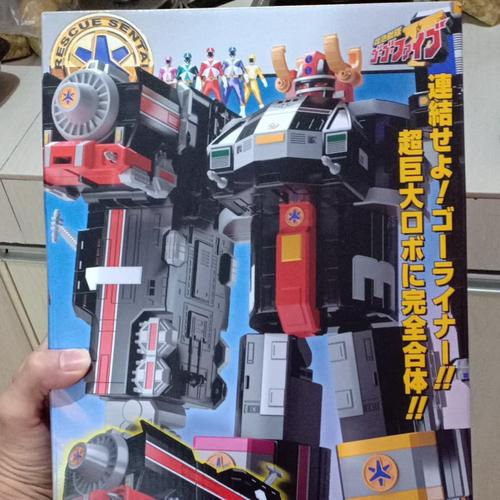 Jual Megazord Grand liner train light speed rescue minipla super ...