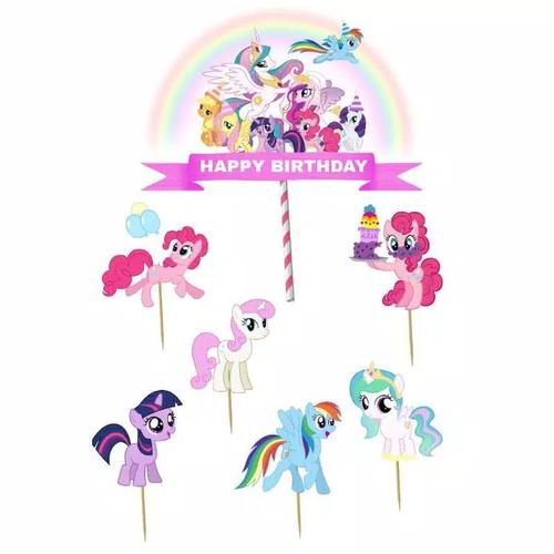 Jual cake topper kuda pony set / hiasan kue ultah set - Kab. Kebumen ...