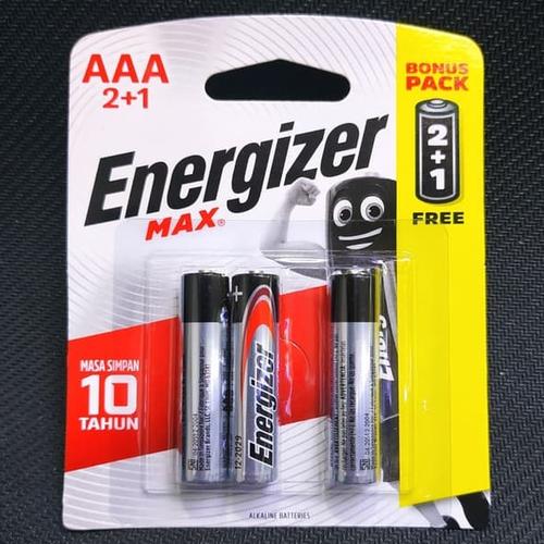 Jual ENERGIZER MAX 2+1 / ENERGIZER AA A2 / ENERGIZER AAA A3 / BATERAI ...