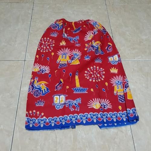 Jual rok anak / rok motif ondel ondel / rok encim betawi - dewasa ...