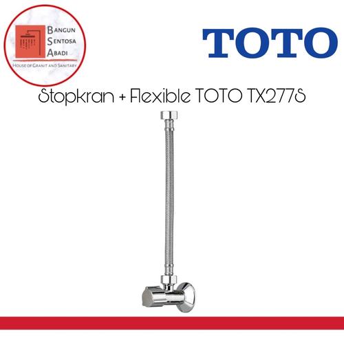 Jual STOPKRAN FLEXIBLE TOTO TX277S ORI / KERAN AIR TOTO/ STOPKRAN ...