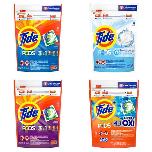 Jual NEW Tide Pods 3in1 4in1 Detergent 35 Caps Kapsul Impor USA ...