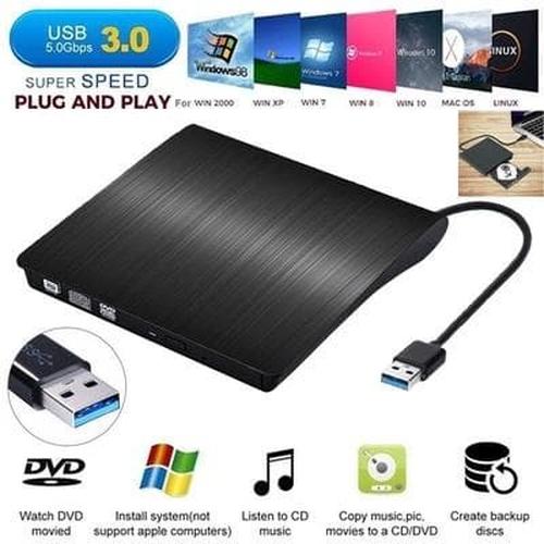 Jual USB 3.0 IDE CD/DVD RW Burner External Optical Drive CD/DVD ROM ...