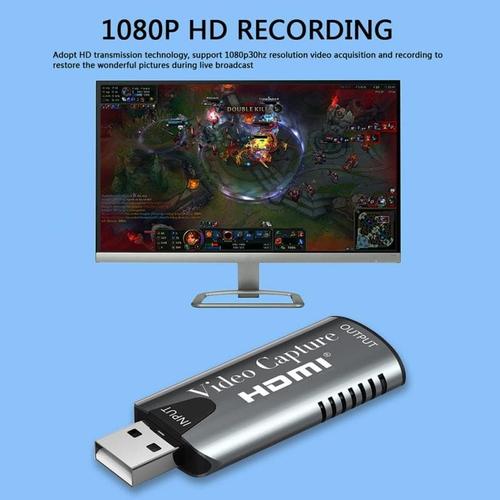 Jual USB HDMI CAPTURE VIDEO HD 1080P ZOOM GAME LIVE STREAMING Input 4K ...