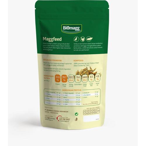 Jual BIOMAGG MAGGFEED MAGOOT BSF ULAT HONGKONG KERING - Kota Depok ...