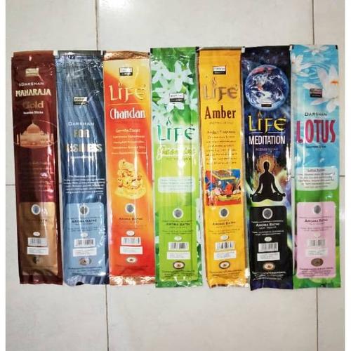 Jual Hio Dupa Buhur Wangi India Aromaterapi Darshan Incense Long 1 Pack ...