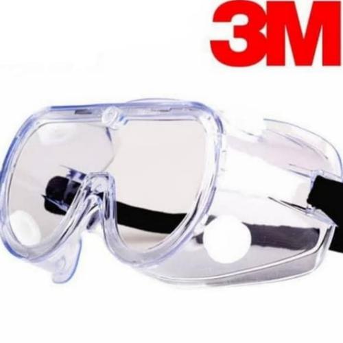 Jual Kacamata Gogle / Safety Goggle 3M 1621 AF Anti Fog Cleer Lens ...