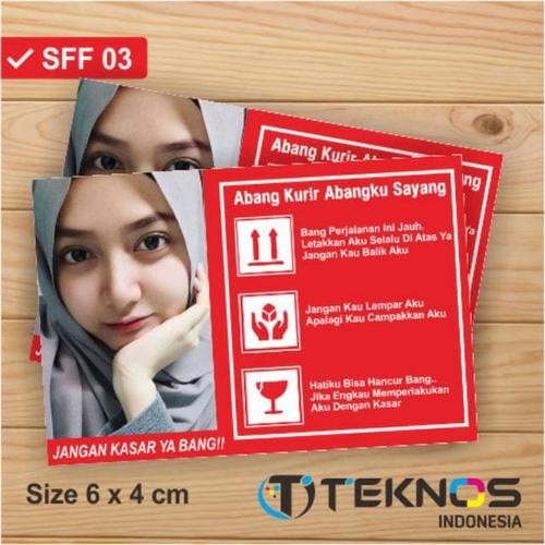Jual STIKER FRAGILE - STICKER FRAGILE LUCU MURAH JANGAN DIBANTING - Kab ...
