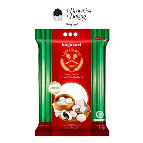 Jual Tepung Roti Pao Mantao Bakpao Cakra Kembar Emas 5 kg - Jakarta ...