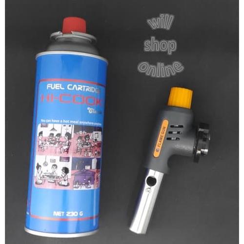 Jual PAKET MASAK BBQ GAS HI COOK BIRU KEPALA BLOW TORCH - Jakarta Utara ...
