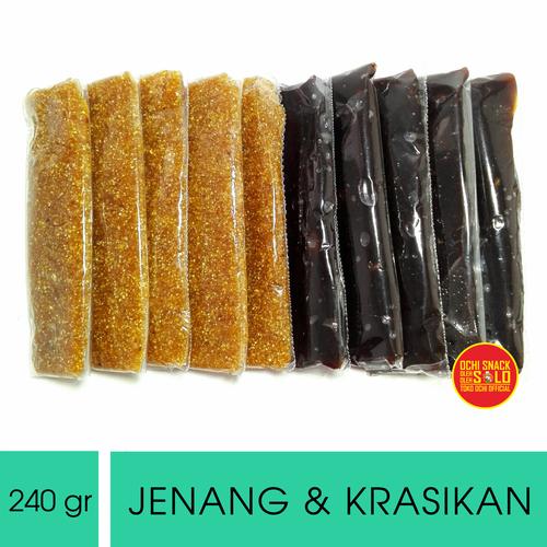Jual JENANG DAN KRASIKAN POTONG CAMPUR 240 GR OCHI SNACK KHAS SOLO ...