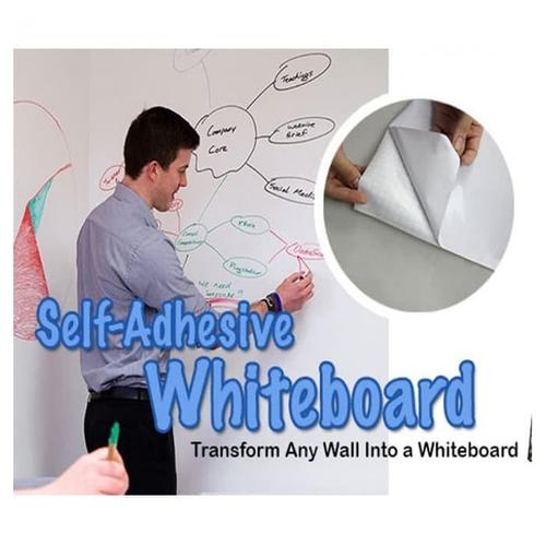 Promo stiker Whiteboard wallpaper dinding sticker papan tulis 45 x200 ...