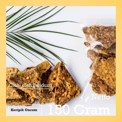 Jual Keripik Oncom Goreng Cemilan Khas Bandung Kemasan 200gr Murah ...