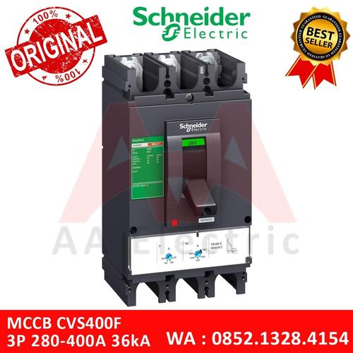 Jual MCCB EasyPact CVS400F 3P 280-400A 36kA TM400D LV540306 Schneider - Jakarta Pusat - AA ...