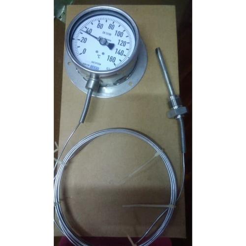 Jual WIKA Thermometer Kabel Capillary/Kapiler merk (diameter 4 inch) 7 ...