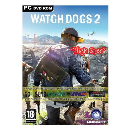 Jual WATCH DOGS 2 CD DVD GAME PC GAMING PC GAMING LAPTOP GAMES - Kota ...