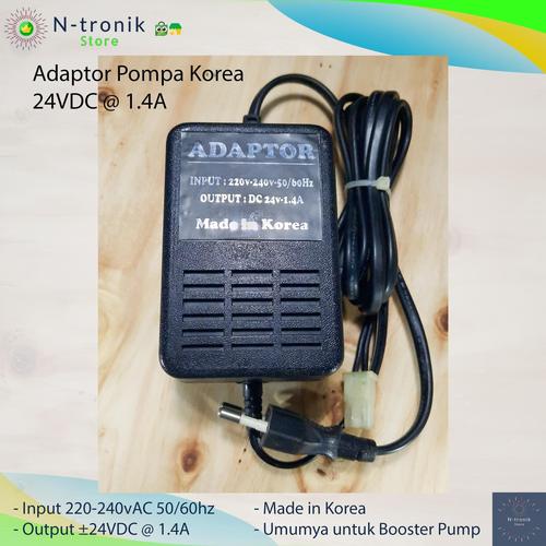 Jual Adaptor Trafo Transformer Linear Booster Pump Korea ±24VDC@1.4A ...