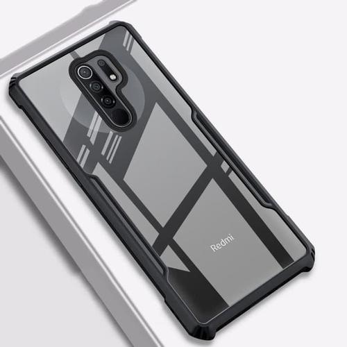 Jual Case XIAOMI REDMI 9 Shockproof Armor Tranparent Premium - Hitam ...